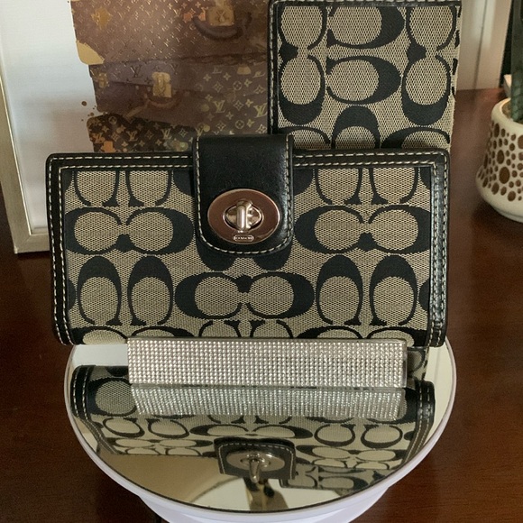 Coach | Bags | Coach Wallet And Check Book Both | Poshmark